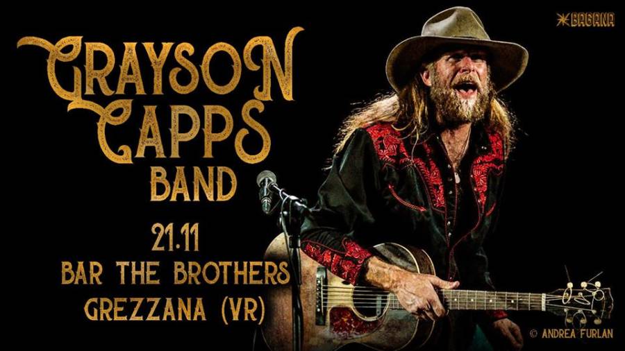 Grayson Capps Band in live al Bar The Brothers