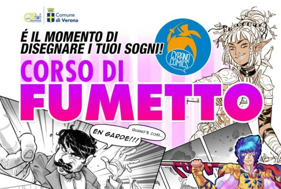 XXVII° Corso di Fumetto e Manga a Verona firmato Cyrano Comics