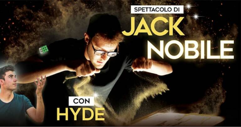 Il mago Youtuber Jack Nobile con Hide al Teatro Alcione